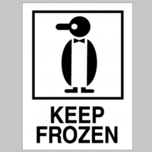 Keep Frozen Labels | AM Shipping