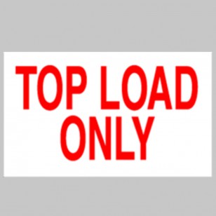 Top Load Only Labels | AM Shipping